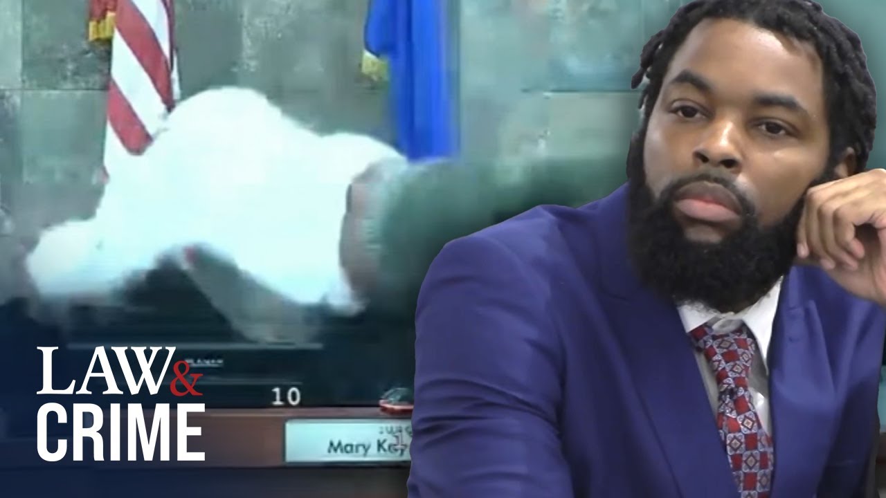 Prosecutor Shows Moment Vegas Man Attacked Judge - YouTube