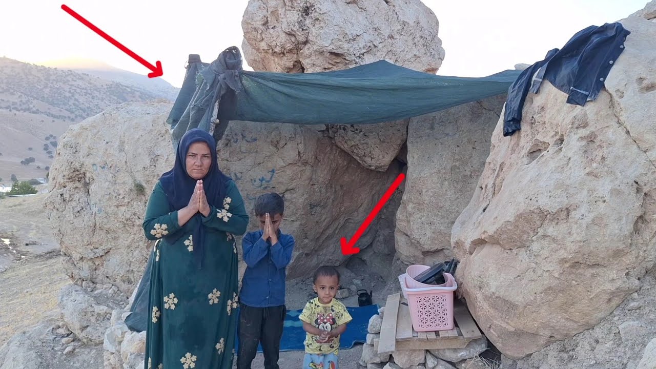 Mr. Operator's help to Zohre and her children by building a wooden ...