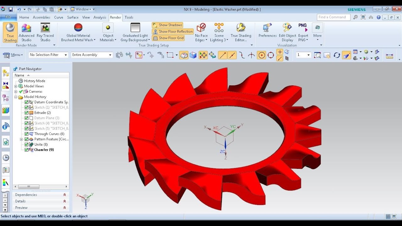 Siemens NX Elastic Washer - YouTube
