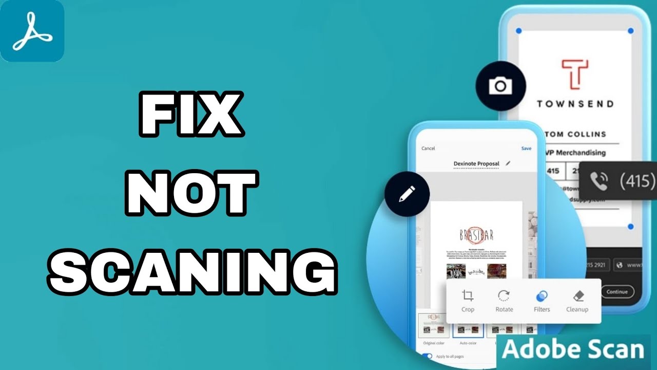 How To Fix And Solve Not Scaning On Adobe Scan App | Final Solution ...