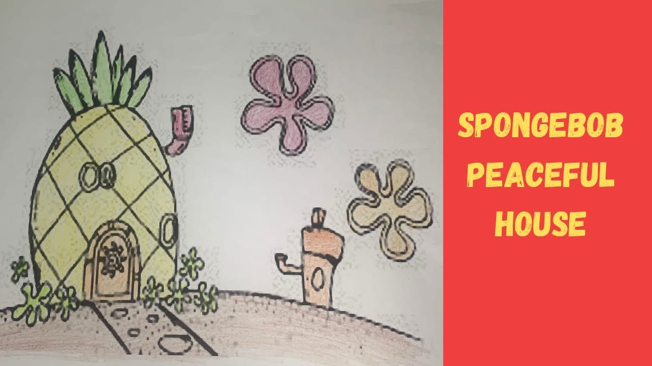 SPONGEBOB COLORING | SPONGEBOB PEACEFUL HOUSE...eps 16 - YouTube