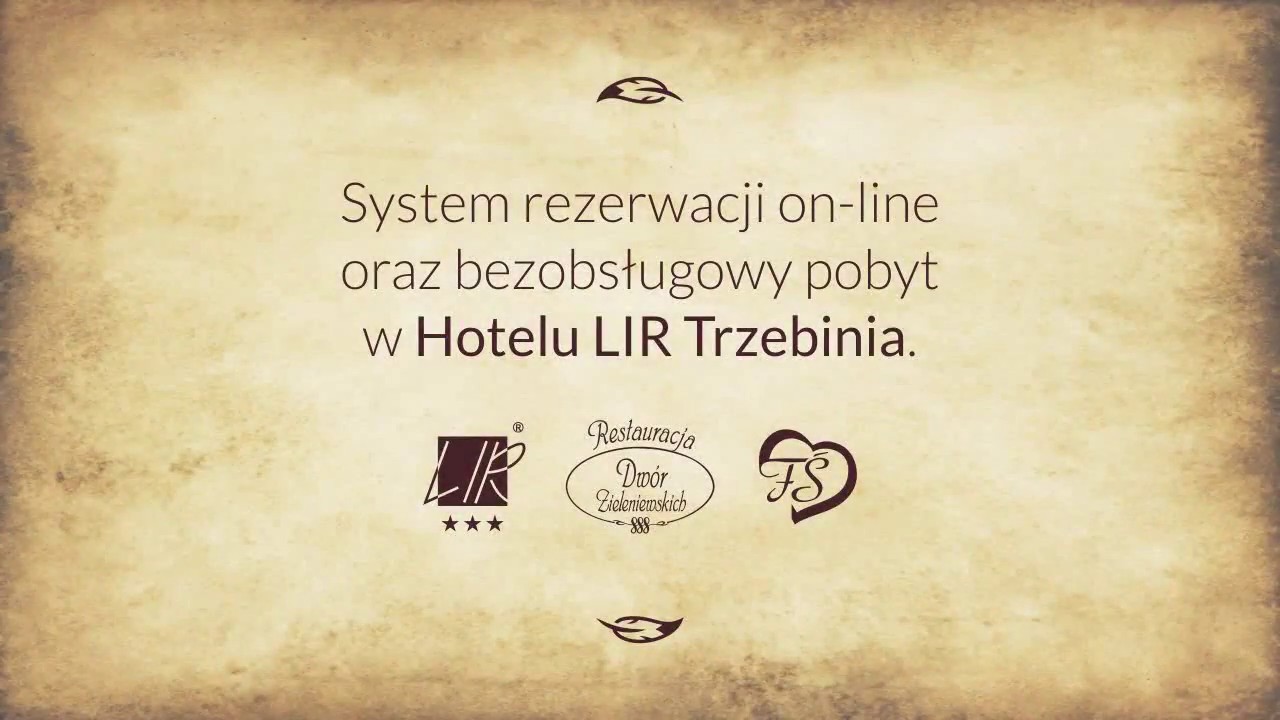 Rezerwacja pokoju ON-LINE Hotel LIR Trzebinia automatyczna recepcja ...