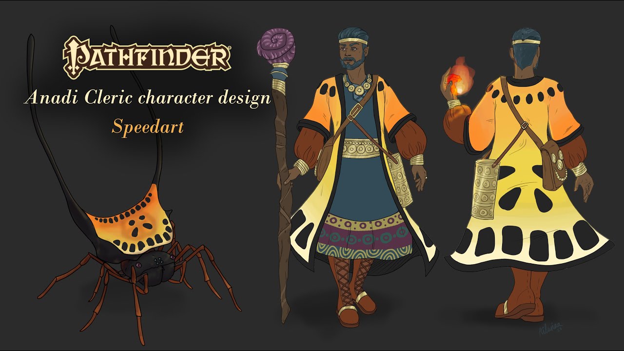 Pathfinder Anadi Cleric speedart - YouTube