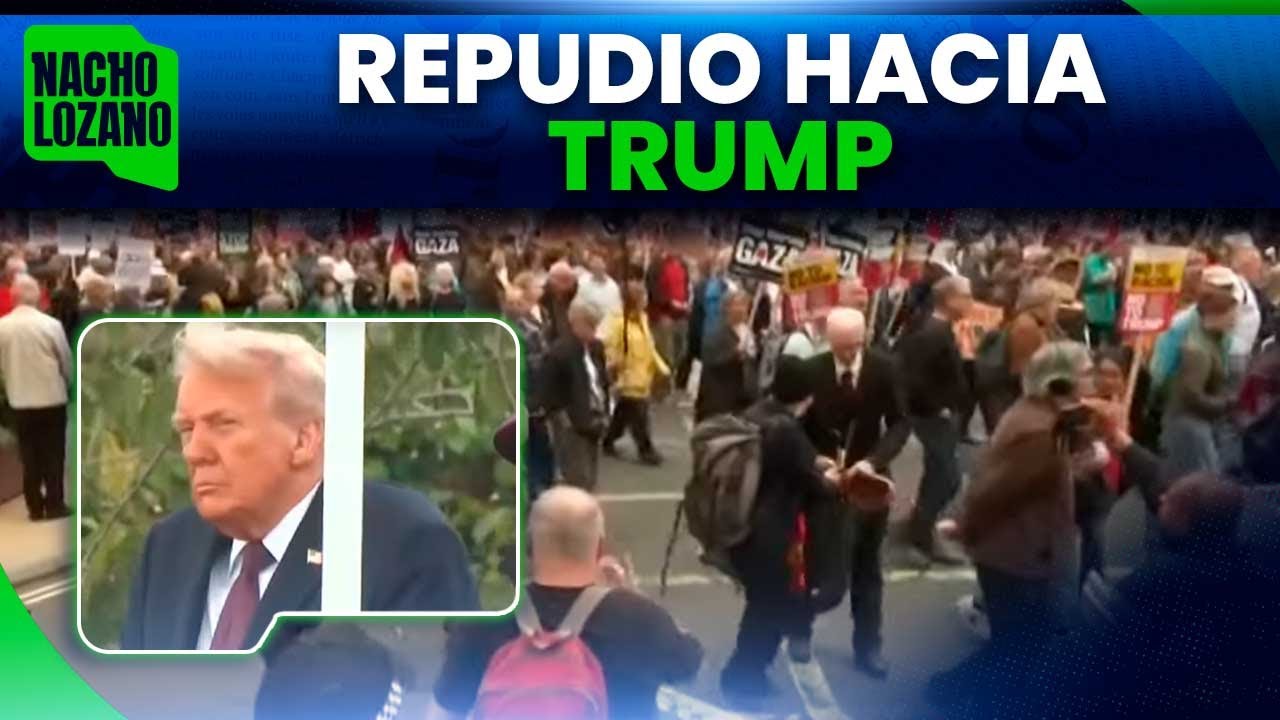 Miles de personas se manifestaron en Londres contra la visita de Donald ...