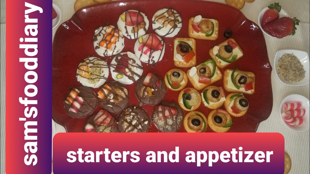 starters and appetizer recipes/ quick and easy starters and appetizer ...