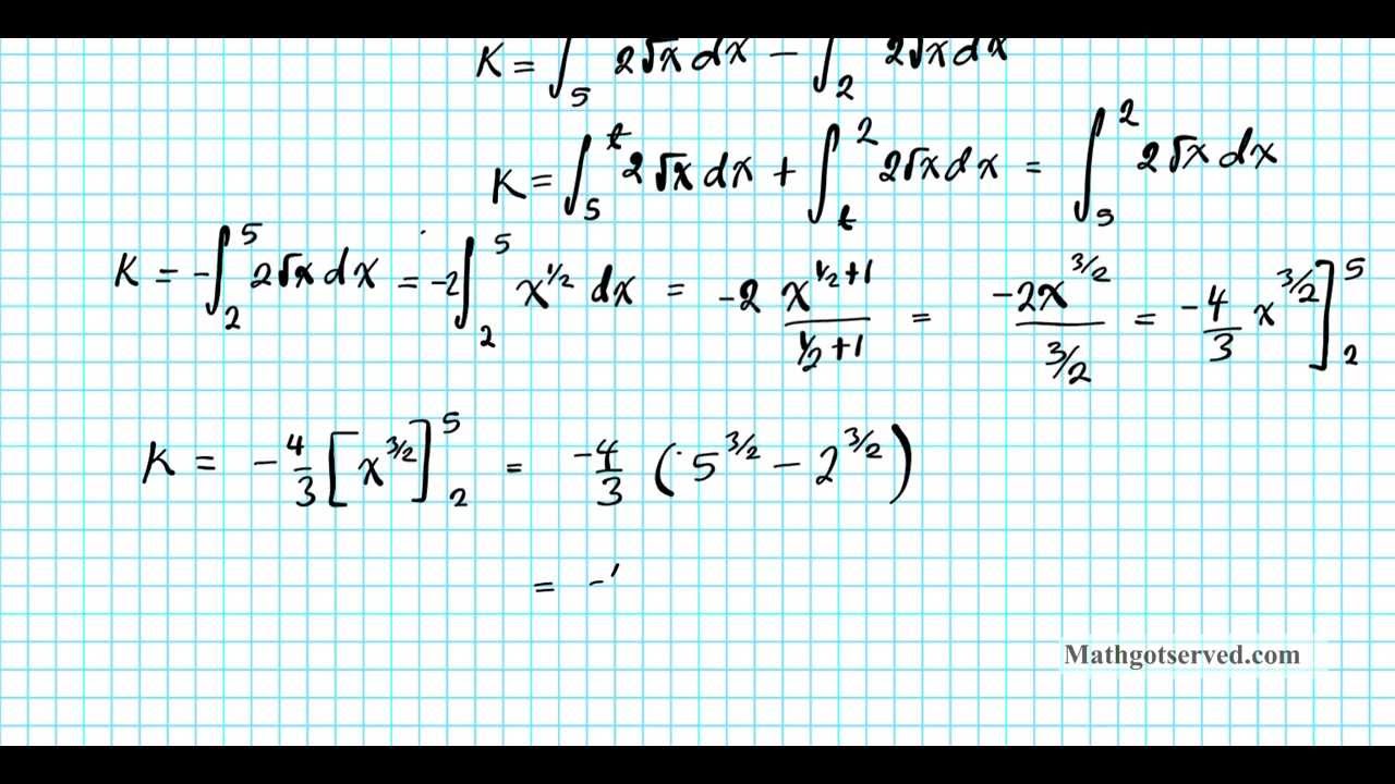 definite integral review part II - YouTube