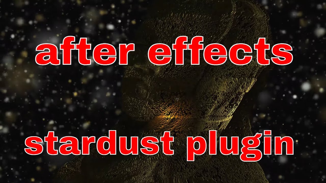 ghost final after effects stardust plugin - YouTube