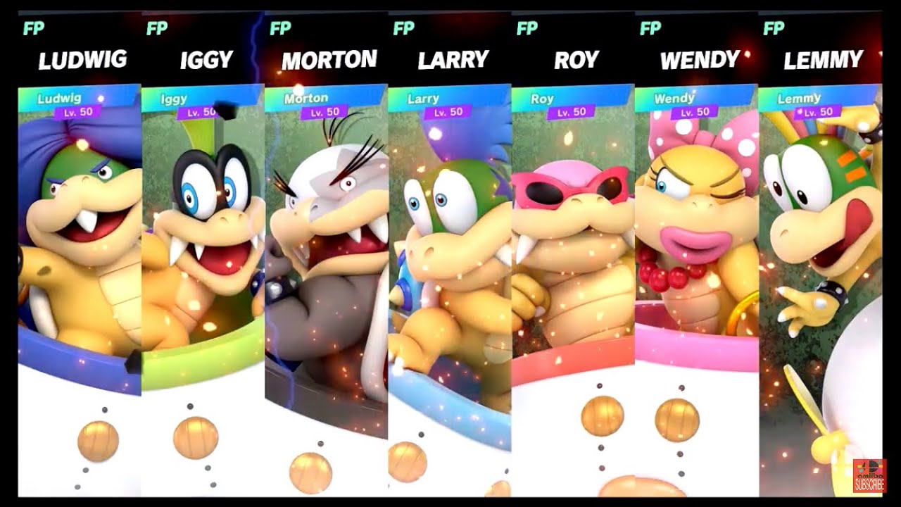 Super Smash Bros Ultimate Amiibo Fights – Request #24321 Koopaling ...