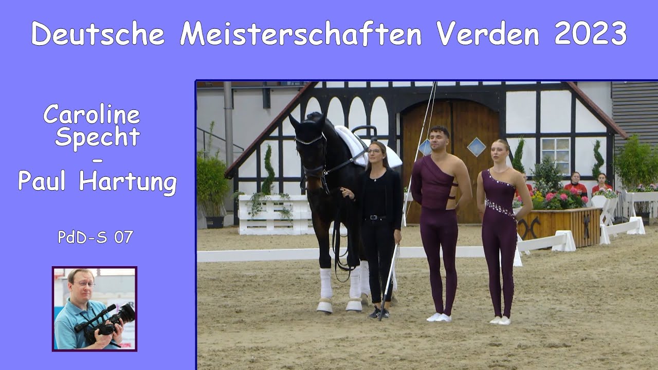 Caroline Specht - Paul Hartung - Doppel 07 - DMV Verden 2023 - YouTube