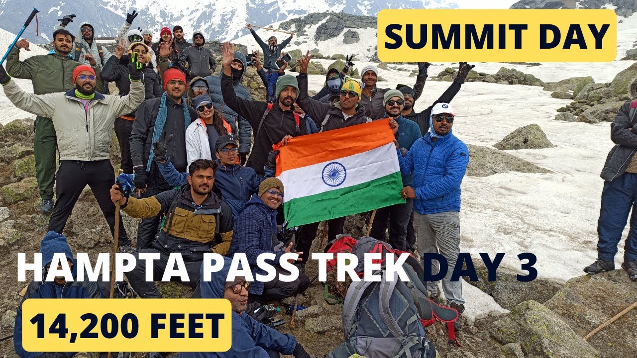 Conquering the Heights: Hampta Pass Trek Summit Day Vlog | Day 3 | Balu ...