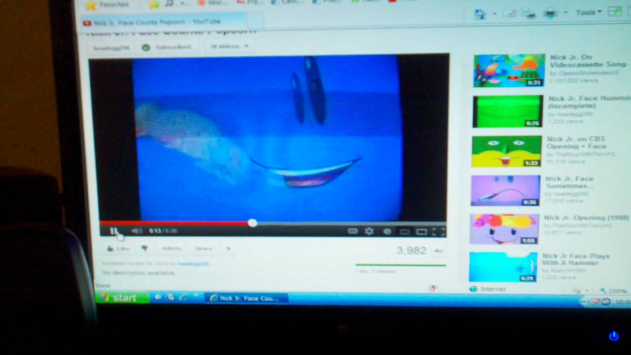 Nick jr face counts popcorn - YouTube