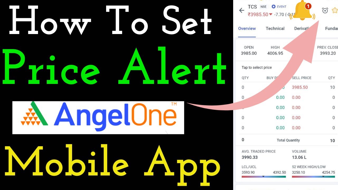 How to use Price Alert in Angel One Mobile App !! #angelone - YouTube
