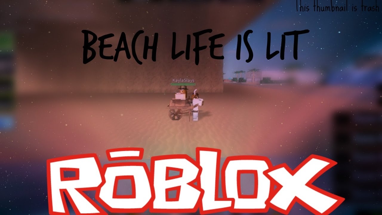 BEACH LIFE /W KAYLASLAYS | Beach House Roleplay Gameplay - YouTube