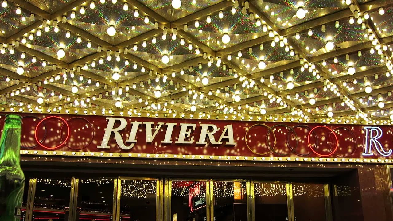 The Riviera Las Vegas Hotel Casino Exterior Neon #4 - YouTube