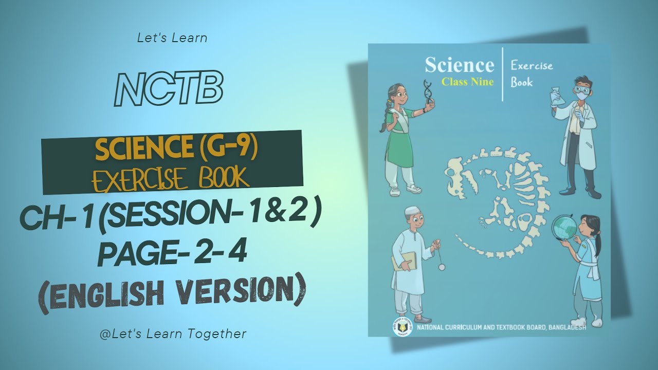 Class-9 | Science Exercise Book | Chapter-1 | Session-1 & 2 | English ...