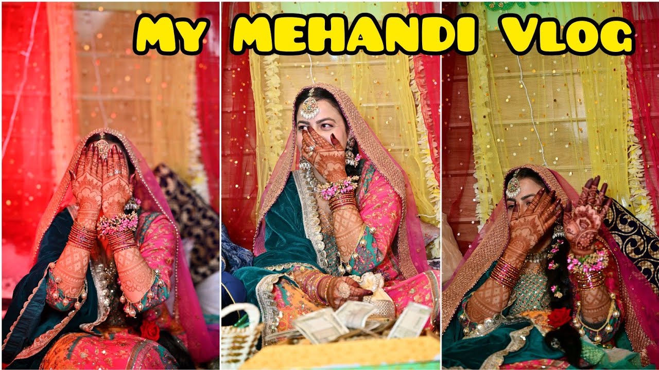 MY MEHANDI FUNCTION VLOG💕||Singing And Dancing😍||Shadi Shuru Ho Gyi🤗 - YouTube