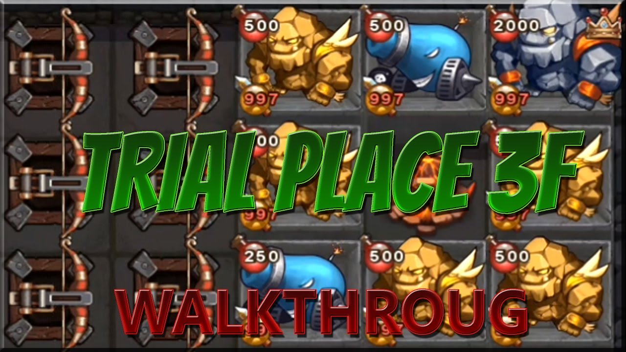 [G&D] Sky Maze - Trial Place 3F - Walkthrough - YouTube