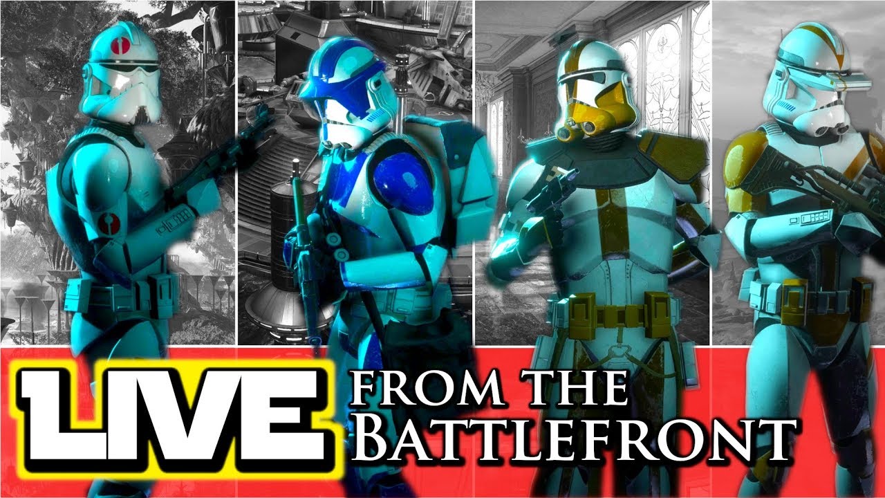LIVE from the Battlefront. SWBF2. Small HUD; CS and GA - YouTube