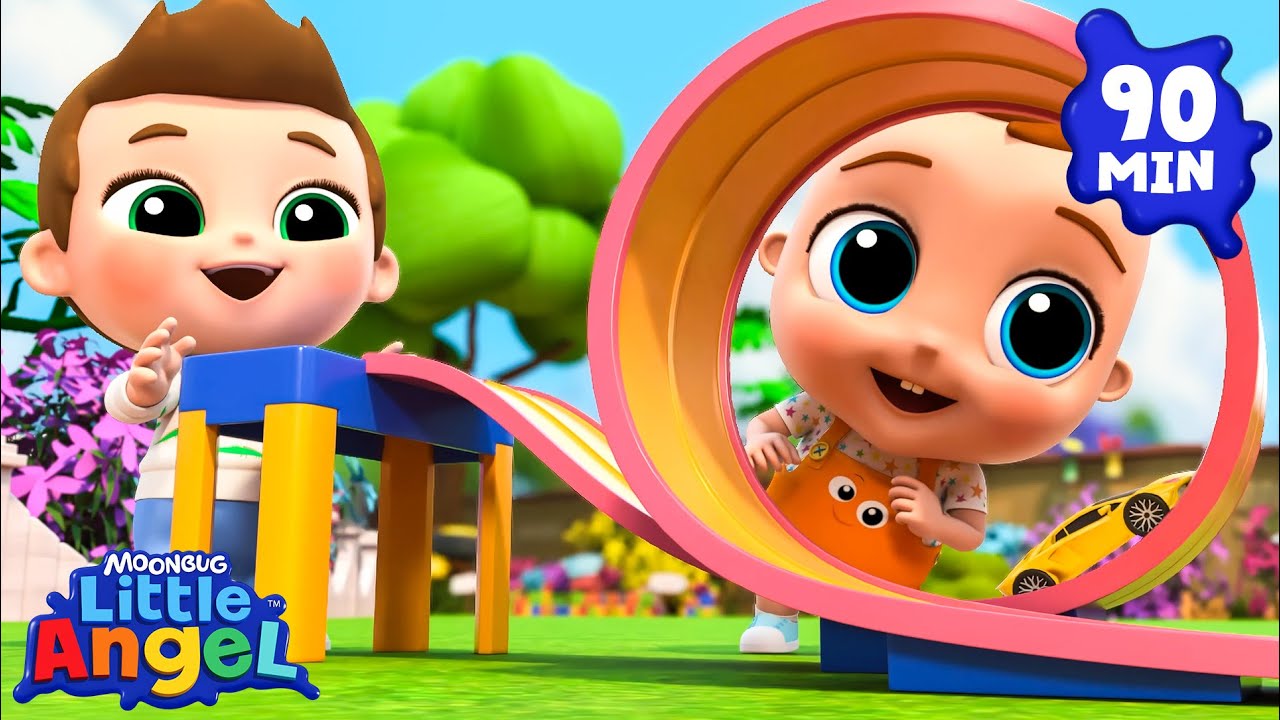 Playtime With My Best Friend | Little Angel | Nursery Rhymes for kids ...