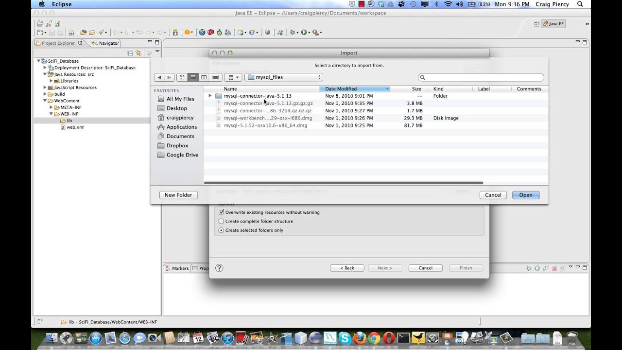 Setting Up The Database Example Project Youtube 3803