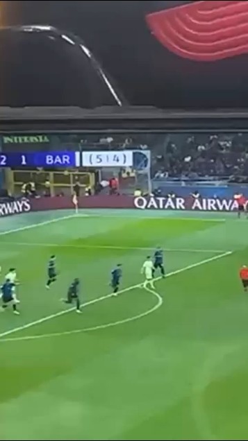 BAR vs INT Goaaaaall!!!#shorts #barcelona #youtubeshorts #football ...