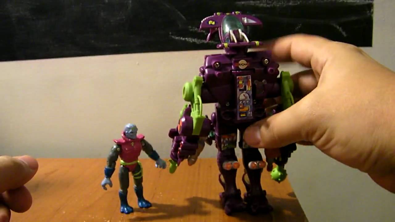 Exosquad Neosapien General Typhonus w/ High-Speed Stealth E-Frame - YouTube