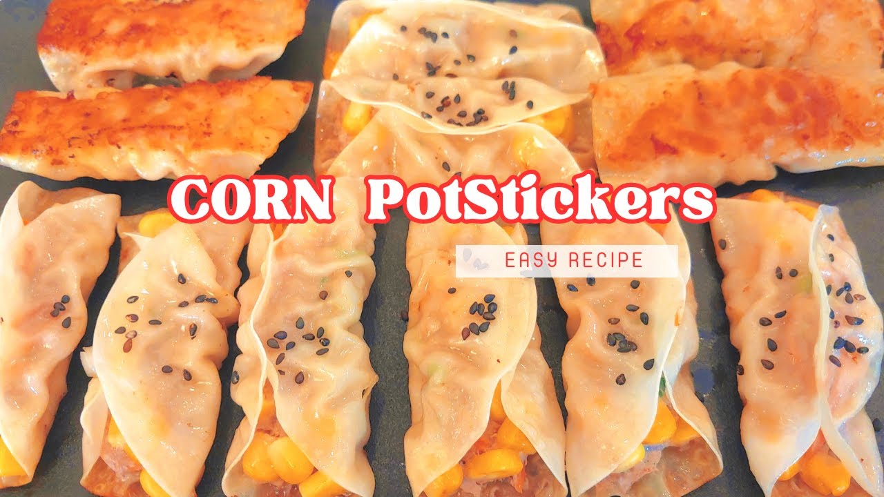 【secret recipe】How to cook chinese style corn potstickers - YouTube