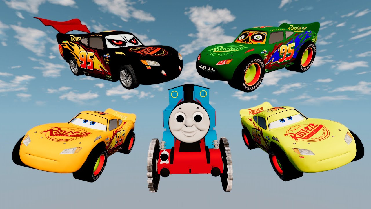 Big & Small, Lightning McQueen. Long & Short McQueen Zombie, Vampire ...