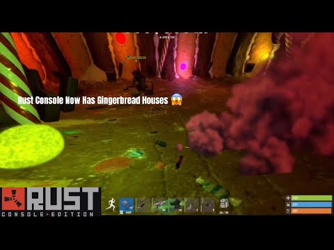 RUST CONSOLE NOW HAS GINGERBREAD HOUSES ... - YouTube