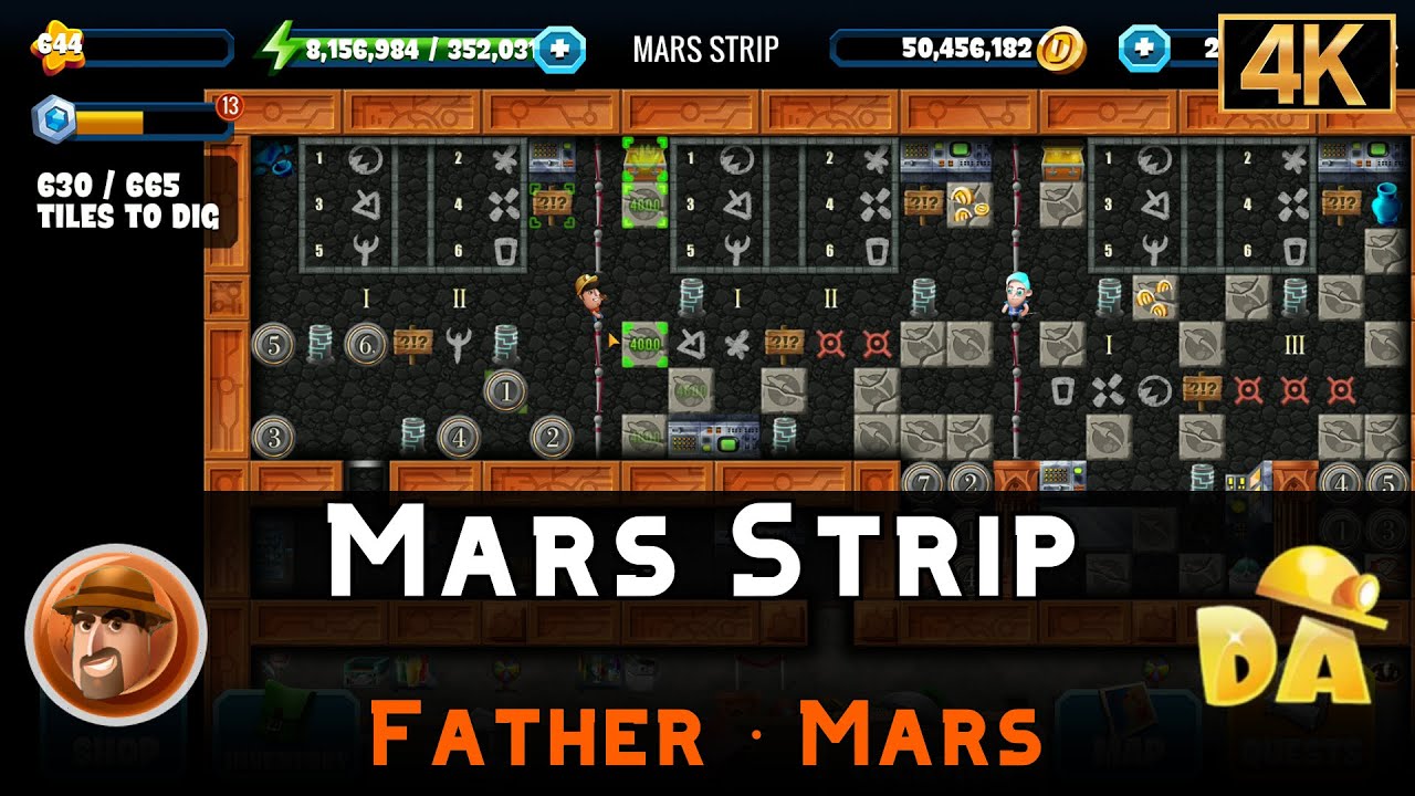 Mars Strip | Father Mars #9 | Diggy's Adventure - YouTube