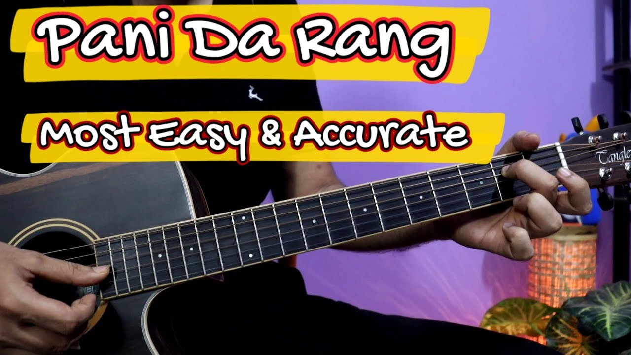 Pani Da Rang - Most Easy & Accurate Guitar Intro Lesson - YouTube