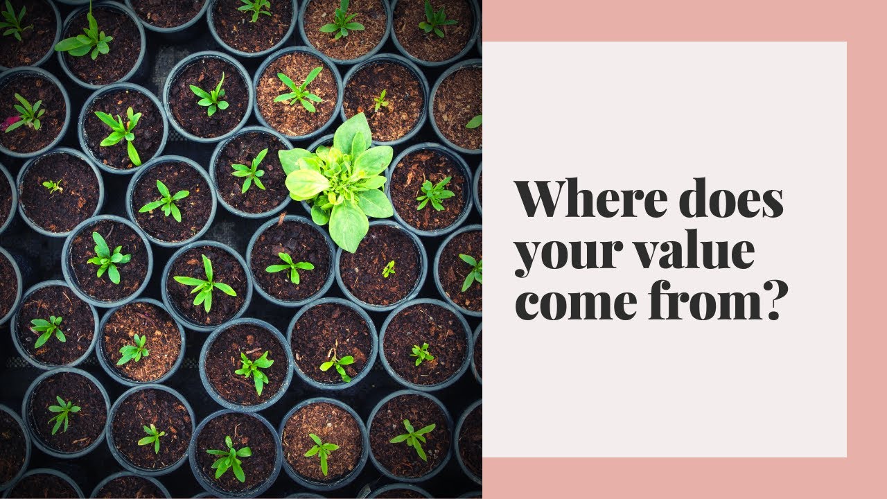 Where does your value come from? - YouTube