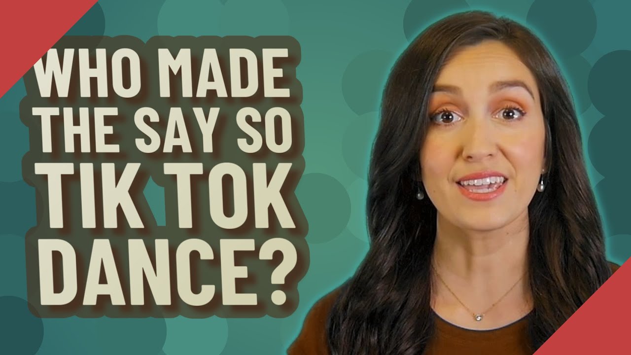 Who Made The Say So Tik Tok Dance Youtube