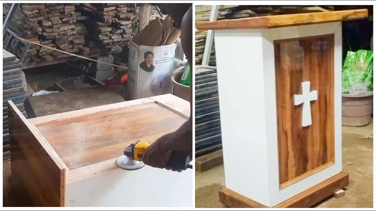 Podium making process | CHURCH PODIUM DESIGN | Sree Hari Constructions ...