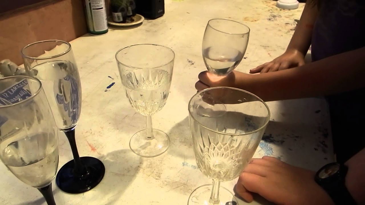 Kids Science Experiments-Singing Glasses - YouTube