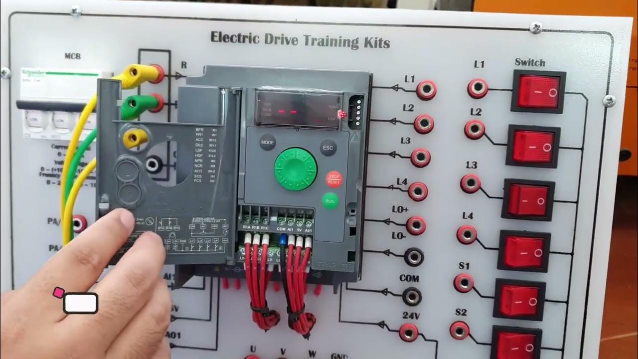 Schneider ATV 310 || Basic Parameter Setting (Pengaturan Awal Inverter ATV 310 untuk Kendali ...