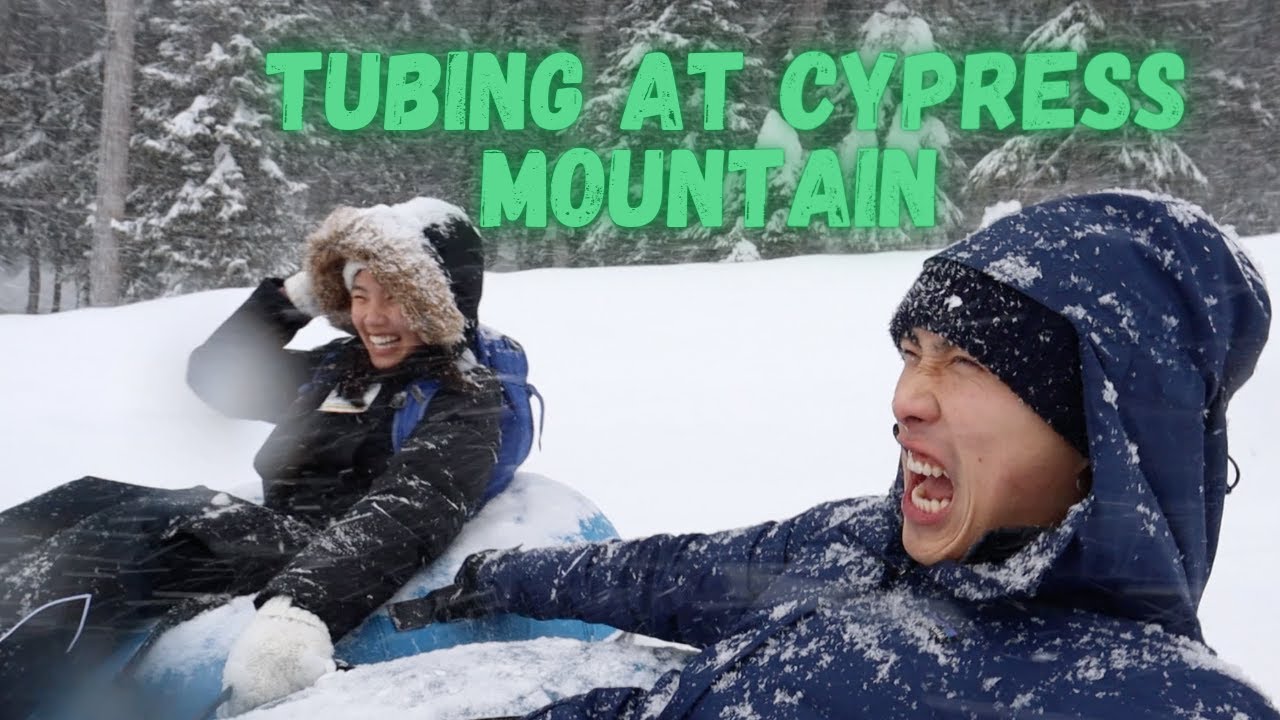 Snow Tubing at Cypress Mountain! - YouTube
