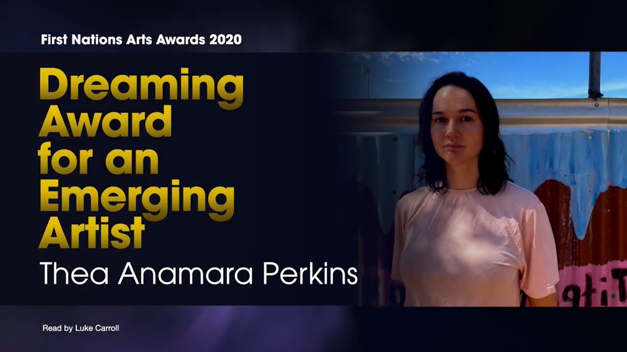 Thea Anamara Perkins: The Dreaming Award - YouTube