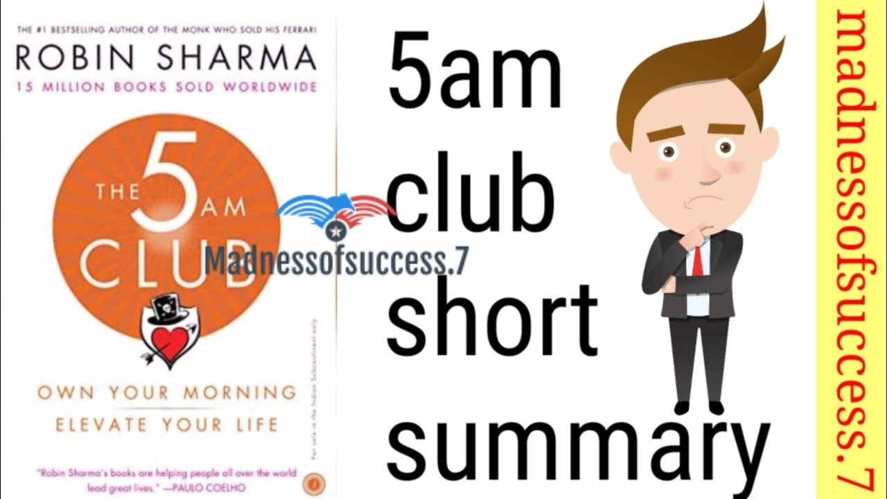 Robin sharma | 5am club book short summary | 20-20-20 formula ...