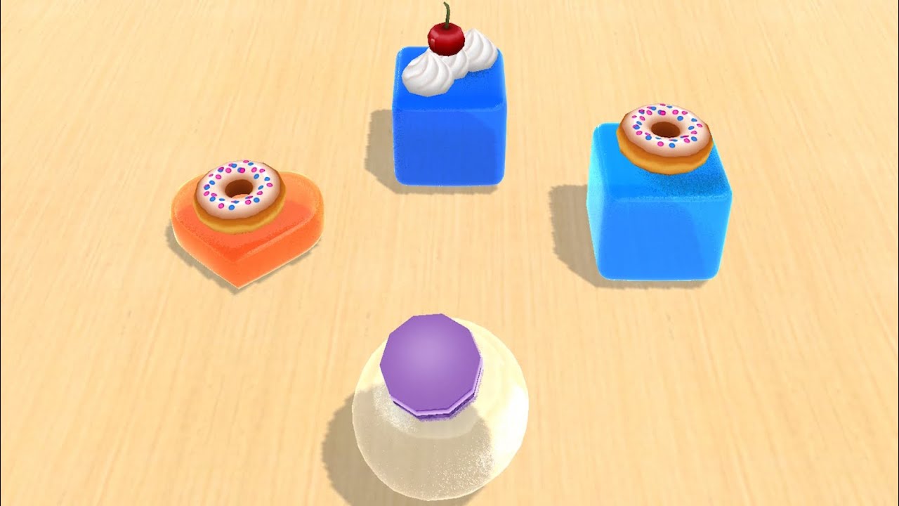 Satisfying and relaxing ASMR Mobile Games - ASMR Rainbow Jelly - YouTube