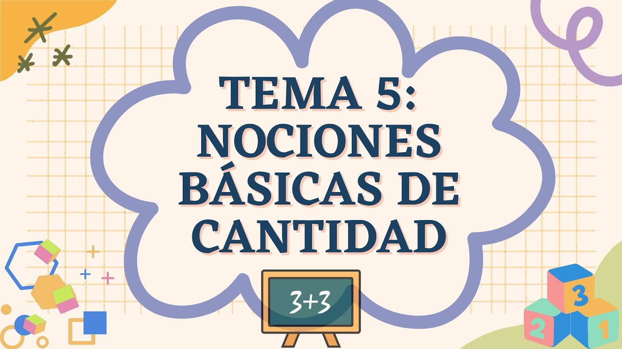 Tema 5: Nociones Básicas de Cantidad - YouTube