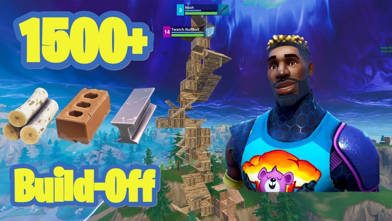 Fortnite 1500+ Material Build-off - YouTube