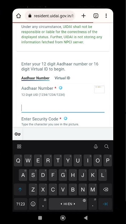 Check your Aadhaar Bank Linking Status | Uidai - YouTube