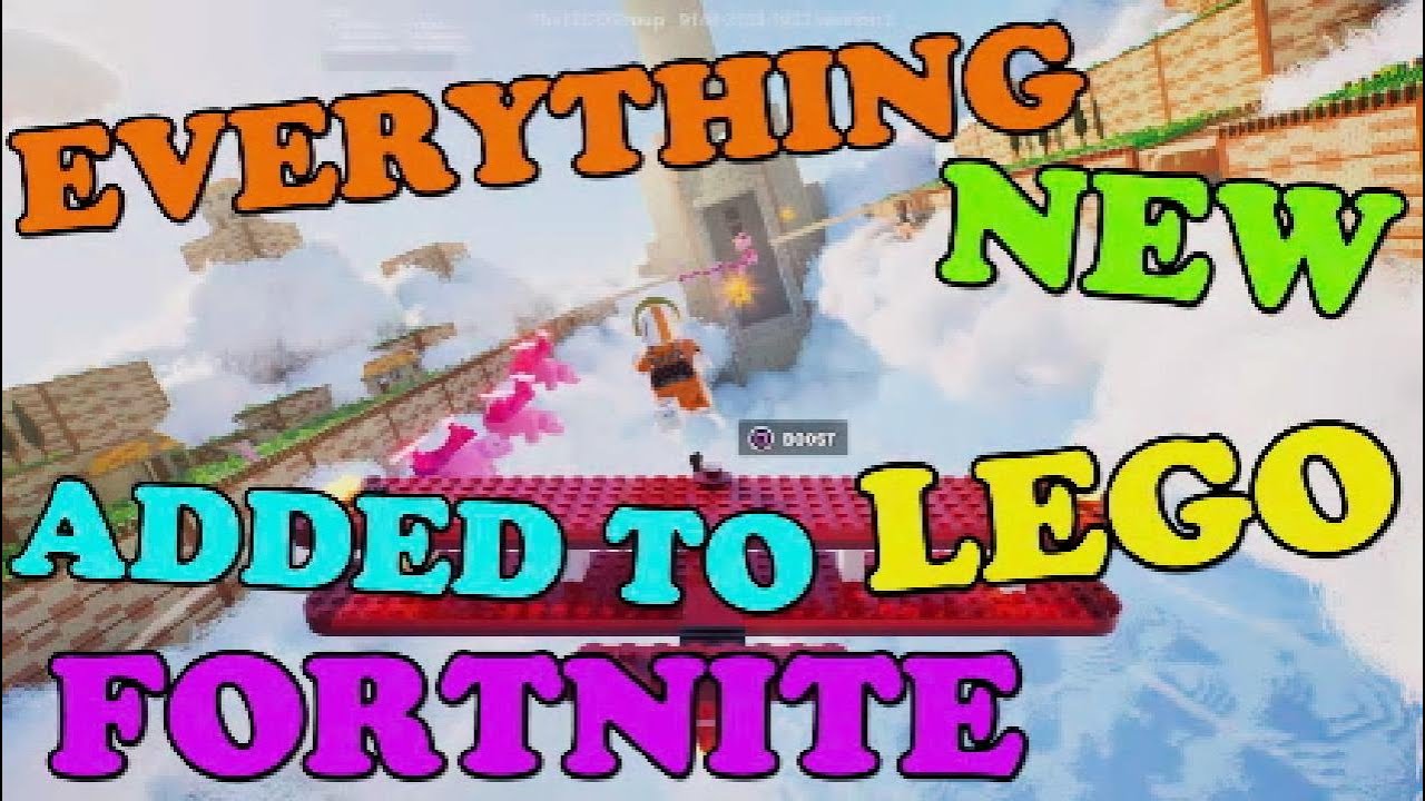 EVERYTHING New EPIC Added to LEGO Fortnite Today ! ( Creative Map ...