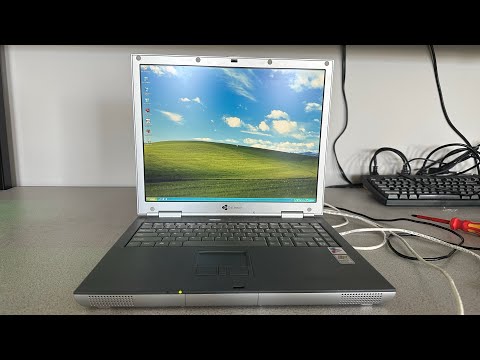 2004 Gateway 450ROG laptop running Windows XP Professional SP2