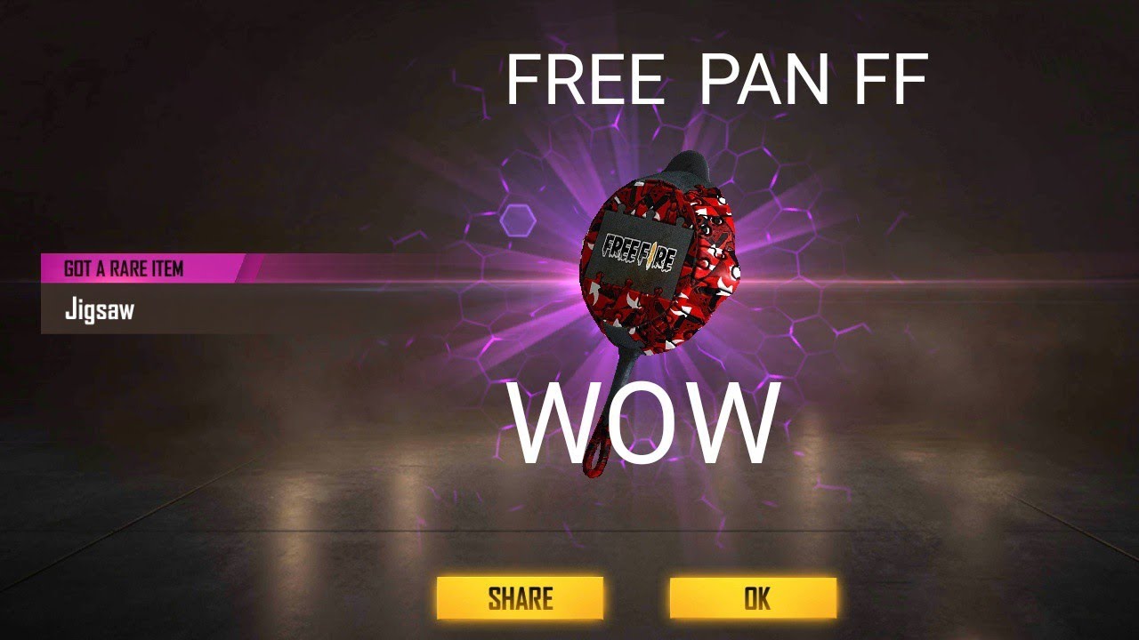 FREE PAN SKIN IN FREE FIRE REAL - YouTube