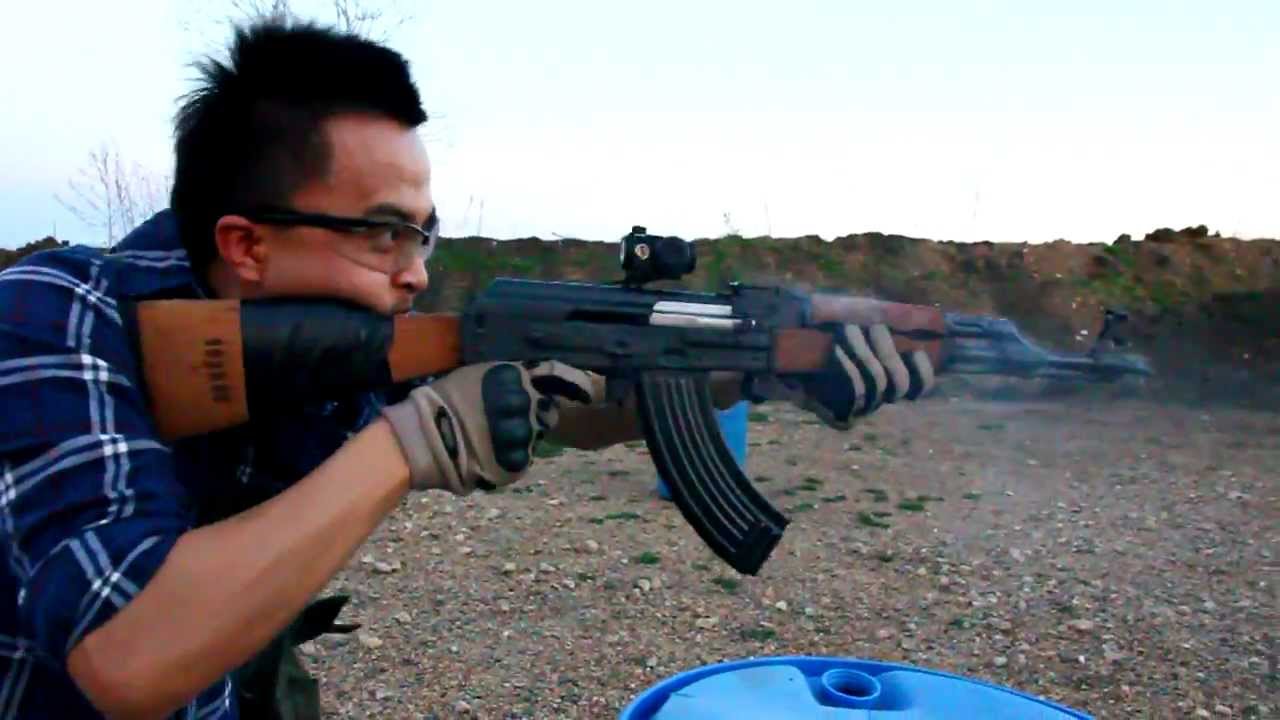 YUGO PAP M70 AK-47 rapid fire practice run - YouTube