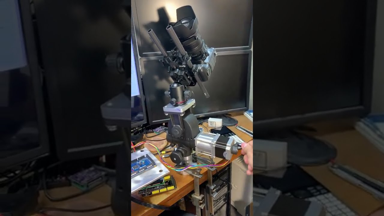 KB5EO Star Tracker, RA Axis First Test - YouTube