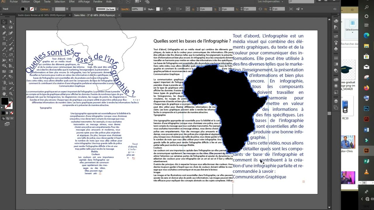 Tuto Détaillé comment mettre un texte dans une image avec Illustrator ...