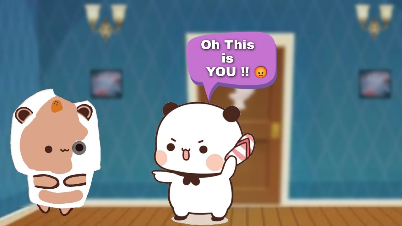 Peach got Scared by Goma 😱 | Peach Goma | Bubu Dudu | Panda Bear ...